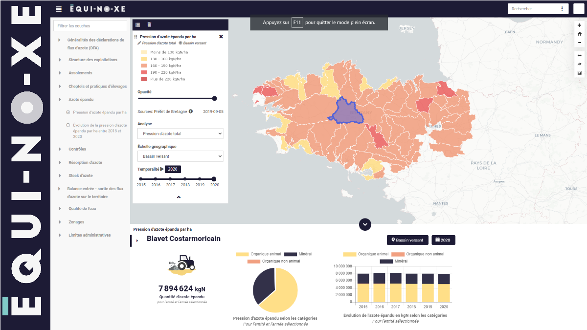 Visualiser les indicateurs de la directive Nitrates avec Equinoxe ...